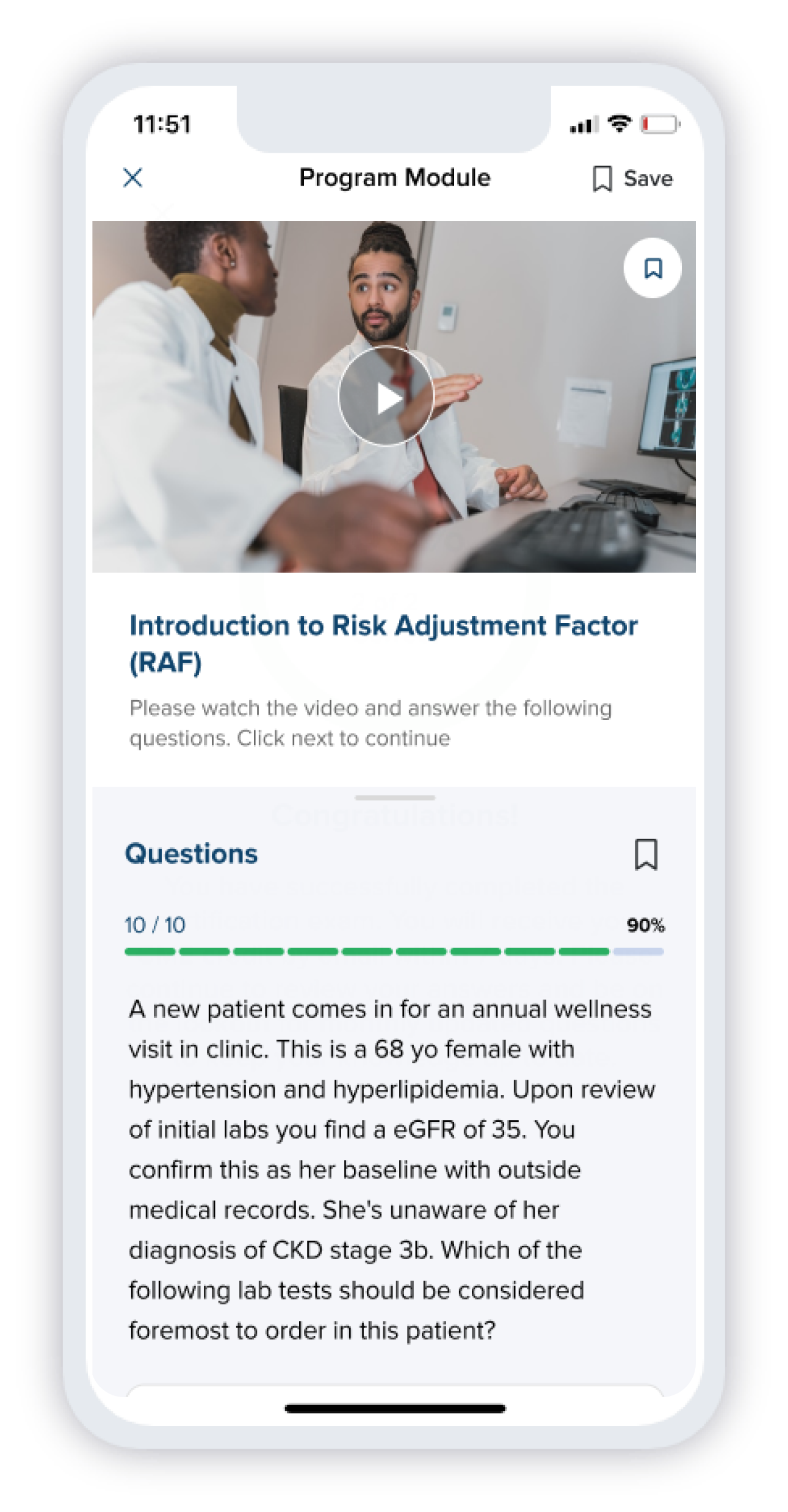 DoctusTech app for HCC coding education