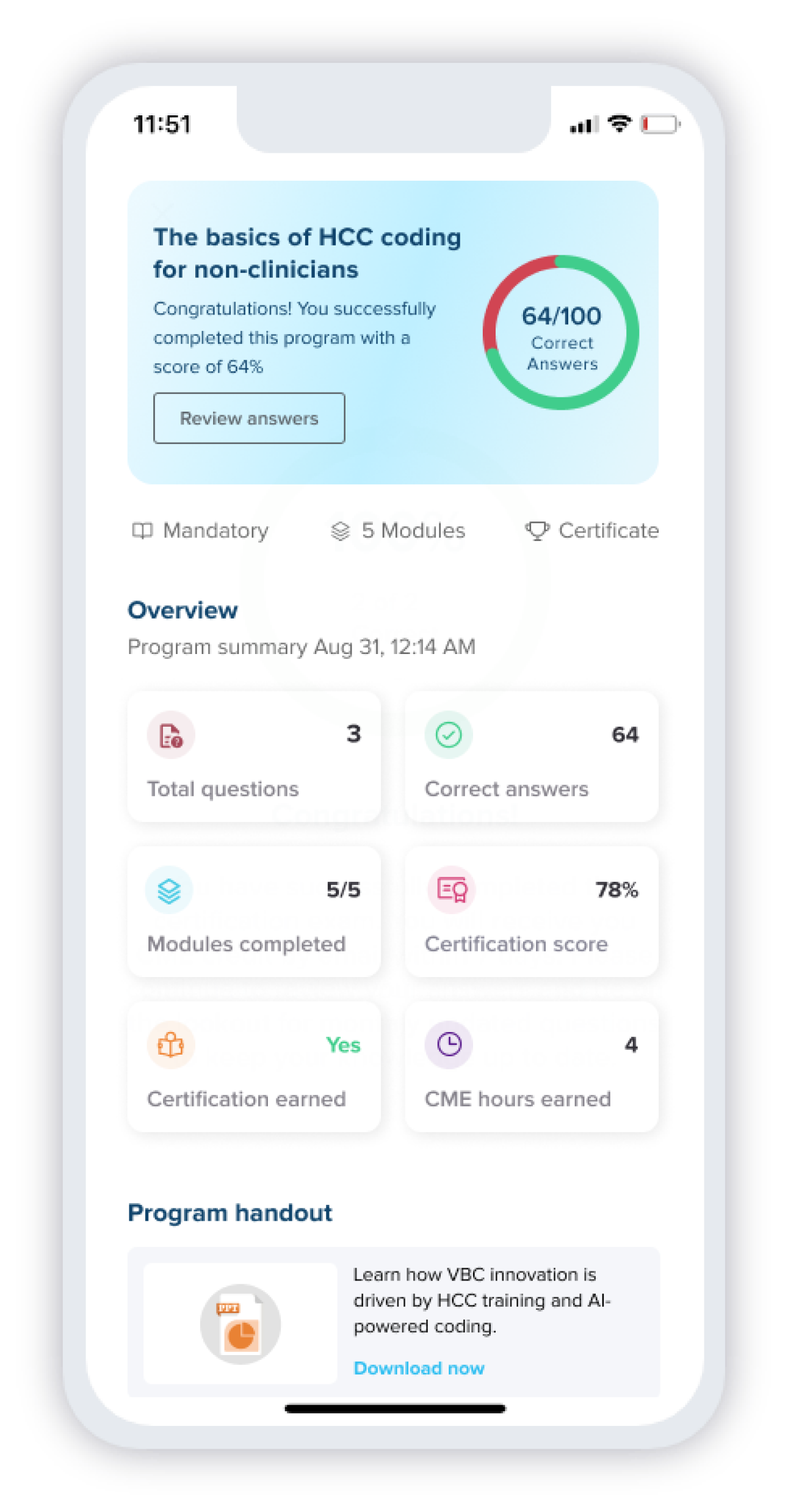 DoctusTech app for HCC coding education